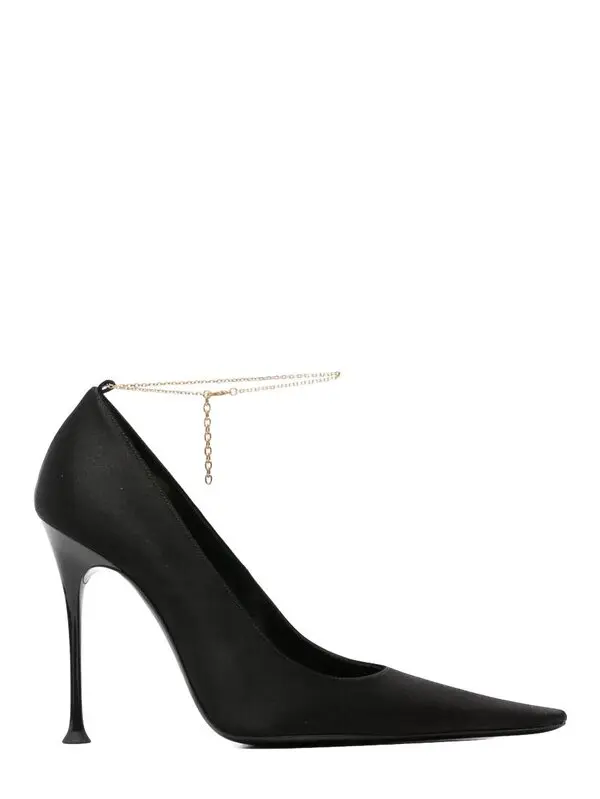 Saint Laurent Régine Chain Detail Pumps - Black
