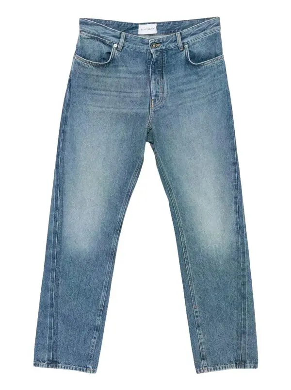 Givenchy Visible Stitching Flared Jeans - Blue