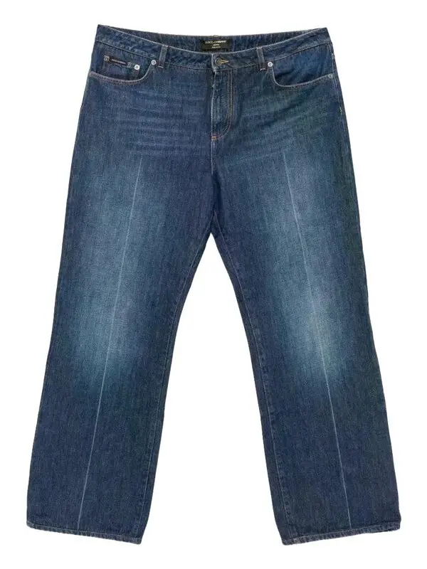 Dolce & Gabbana Straight-leg Jeans - Blue