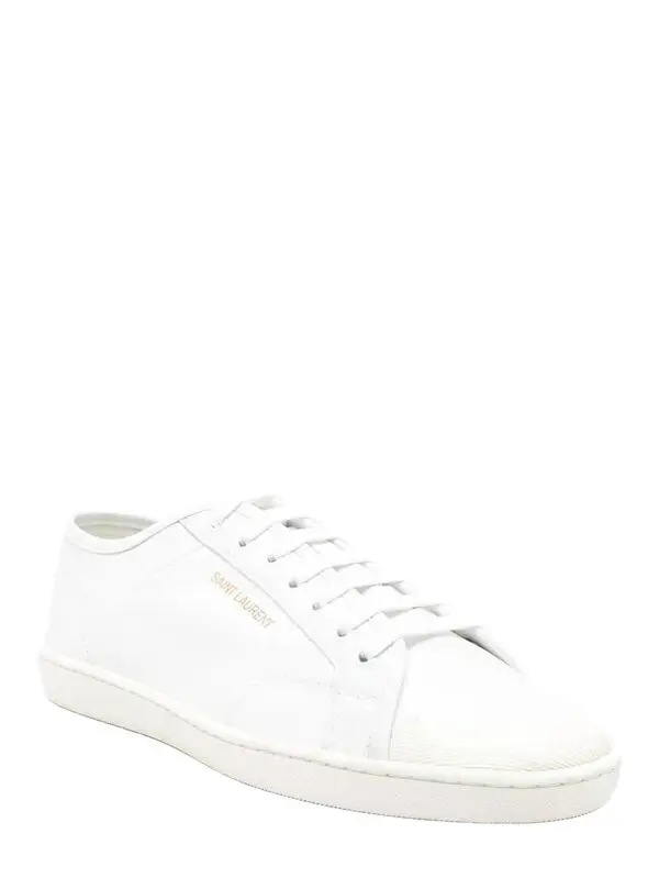 Saint Laurent Low-top Lace-up Sneakers - White