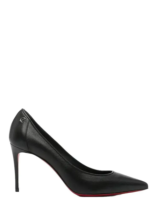 CHRISTIAN LOUBOUTIN Calf Leather Pointed Toe Pumps - Black