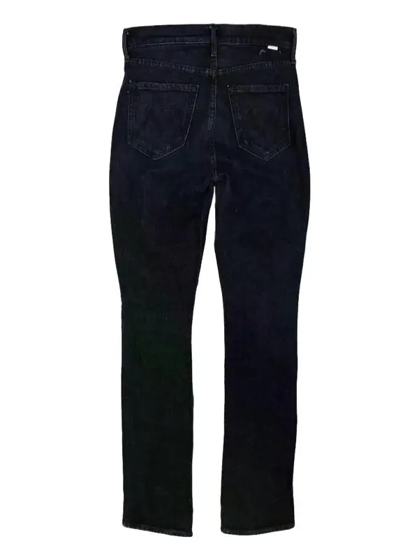 MOTHER Dazzler Skimp Mid-rise Jeans - Black