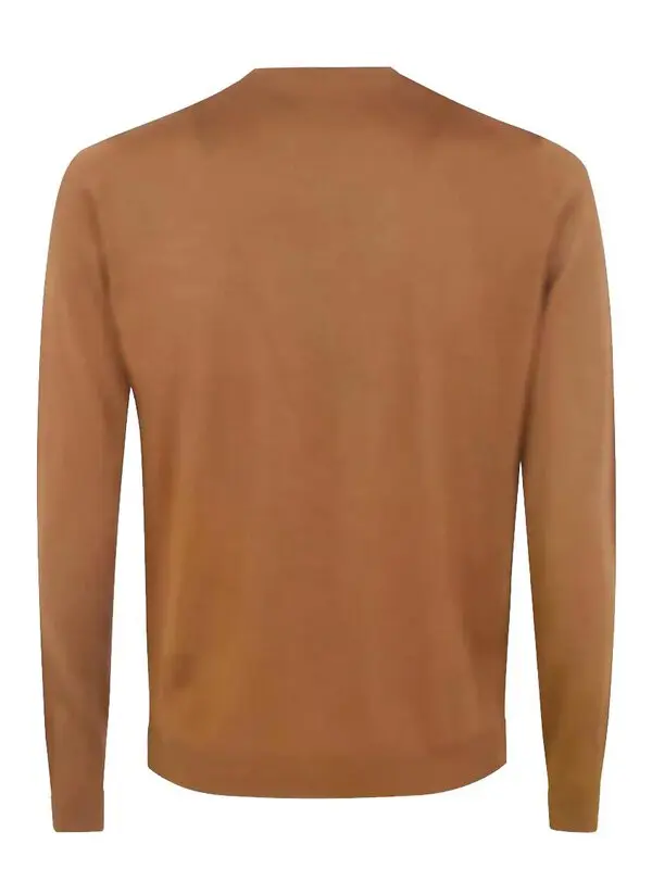 NUUR Fine-knit Wool Sweater - Brown