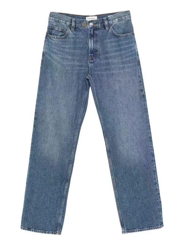 FRAME Relaxed Straight Leg Jeans - Blue
