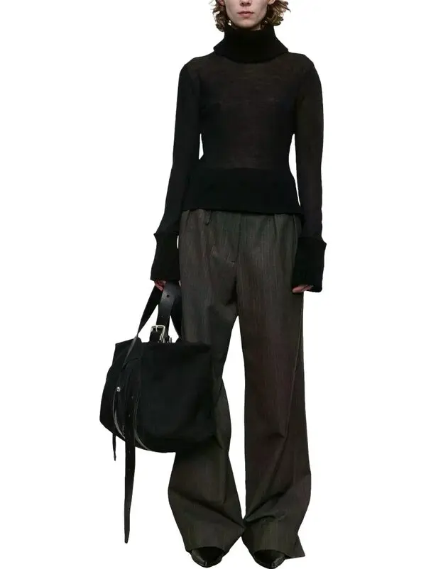 Our Legacy Inverse Roll-neck Sweater - Black