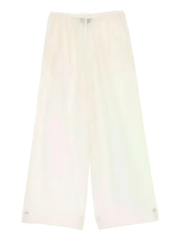 Cynthia Rowley Sheer Trousers - Neutrals