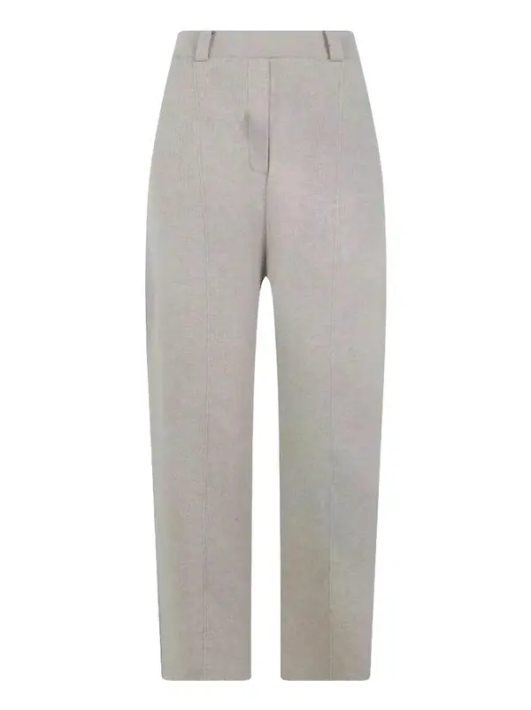 LISA YANG Cashmere Seam-detail Track Pants - Neutrals