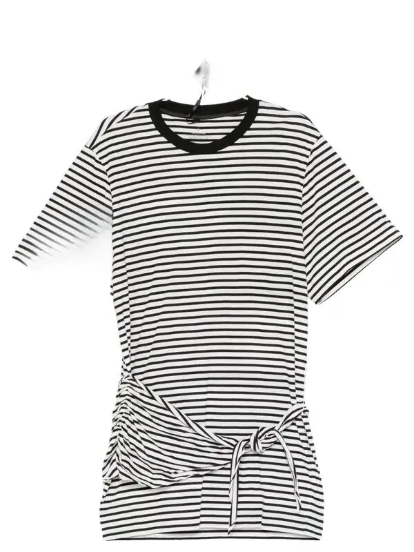 Cynthia Rowley Striped Knit Dress - White