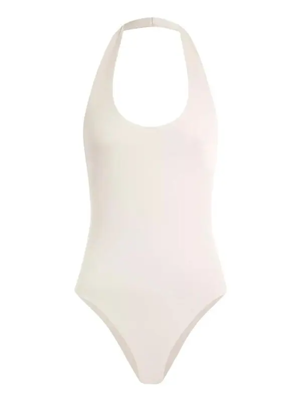 12 STOREEZ Naomi Halterneck Bodysuit - White