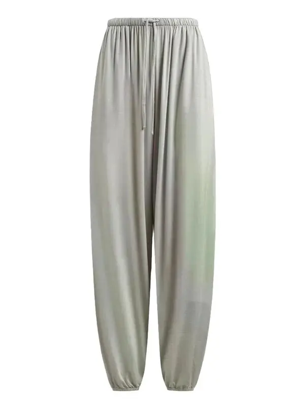 12 STOREEZ Soft Power Drawstring Track Pants - Grey