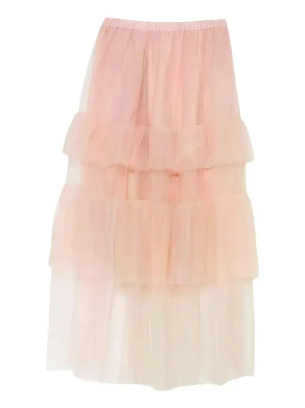 Cynthia Rowley Odette Tulle Skirt - Pink