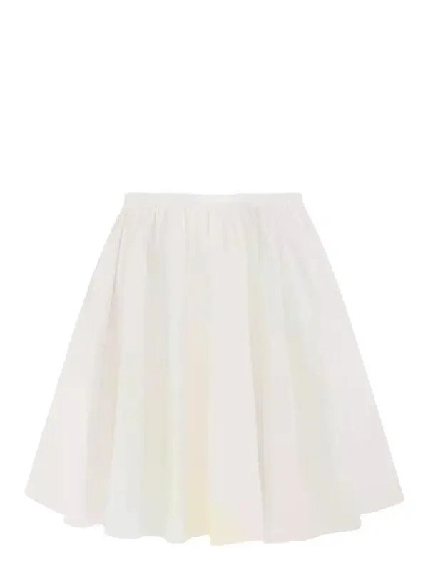 12 STOREEZ Orchard Gathered Mini Skirt - White