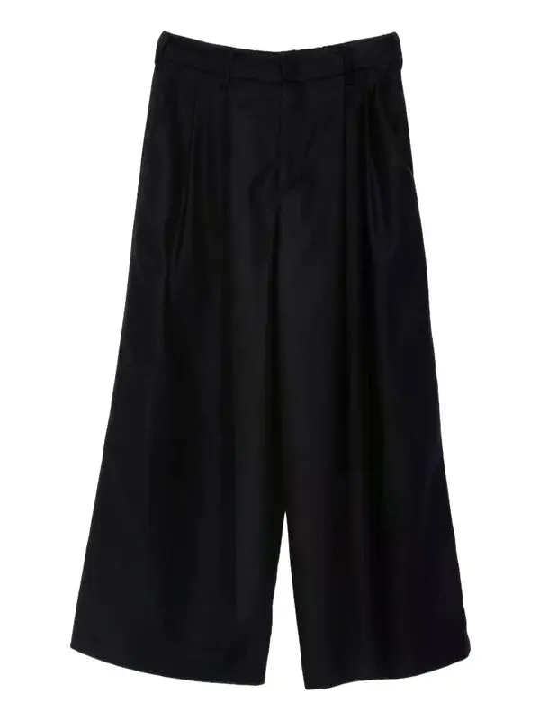SUSANNE BOMMER Pleated Palazzo Pants - Blue