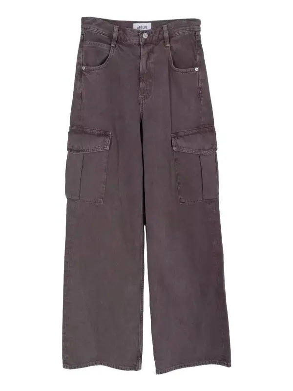 AGOLDE Minka Cargo Pants - Purple