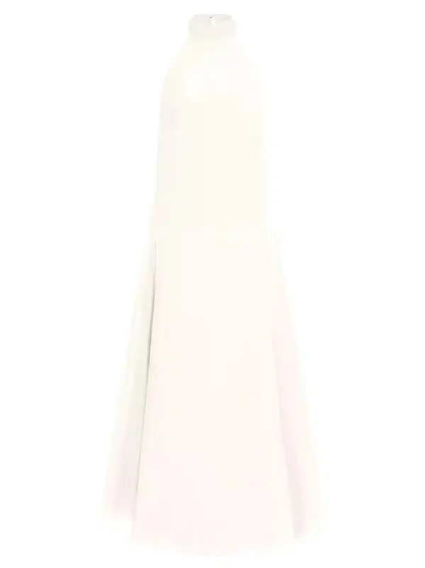 12 STOREEZ Dahlia Halterneck Maxi Dress - White