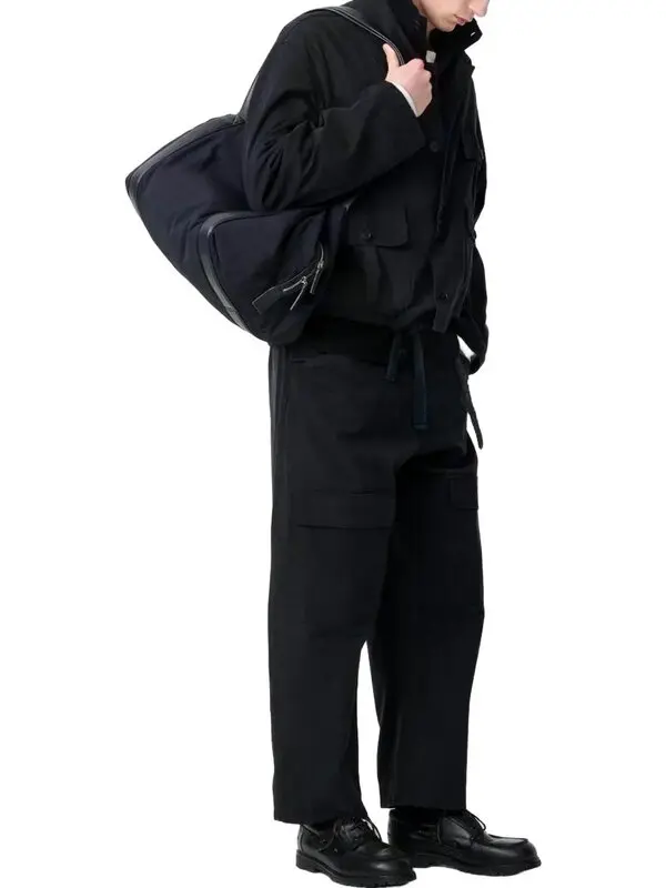 Studio Nicholson Tivoli Military Canvas Jacket - Black