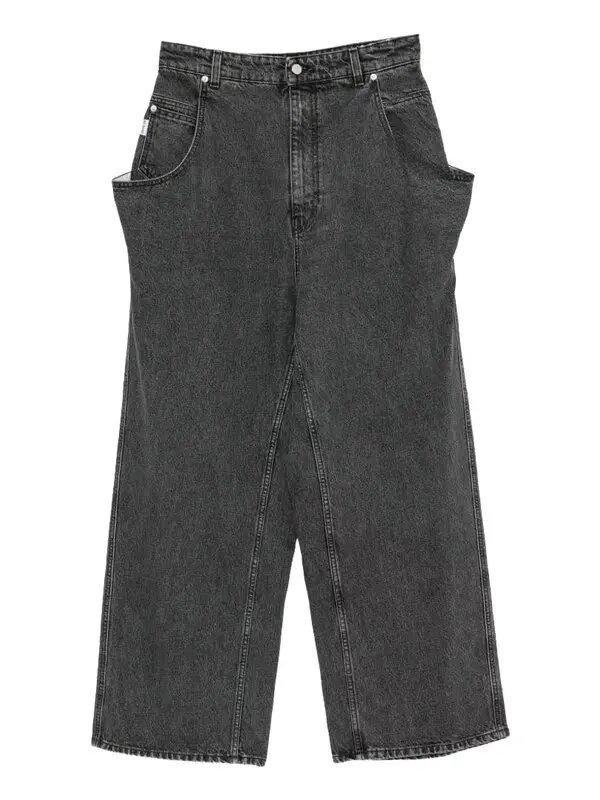 HED MAYNER Panelled Jeans - Grey