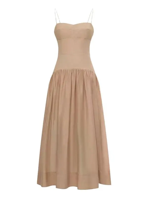 12 STOREEZ Provence Spaghetti-strap Dress - Neutrals