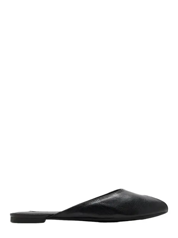 Senso Peep-toe Leather Sandals - Black