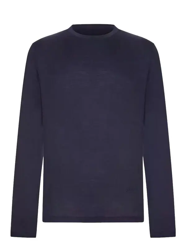 Herno Long-sleeve Wool T-shirt - Blue