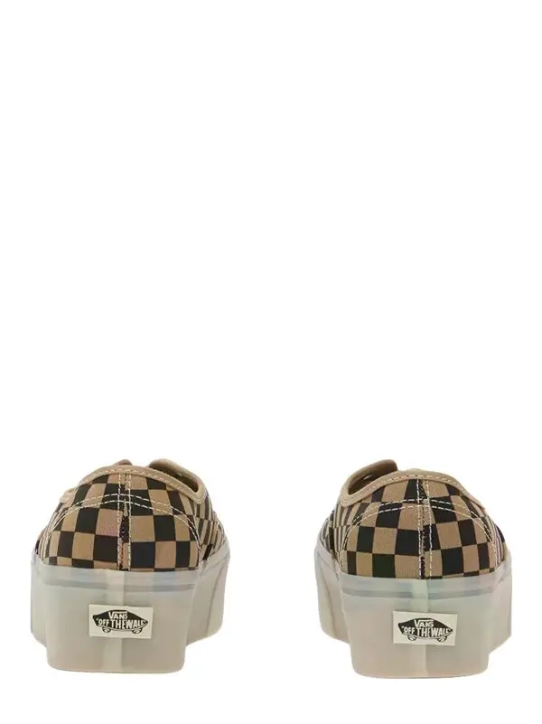 VANS Authentic Platform Checkered Sneakers - Neutrals