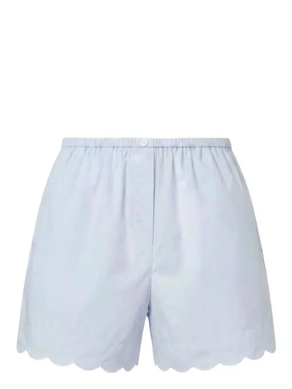 12 STOREEZ Rocaille Mini Shorts - Blue