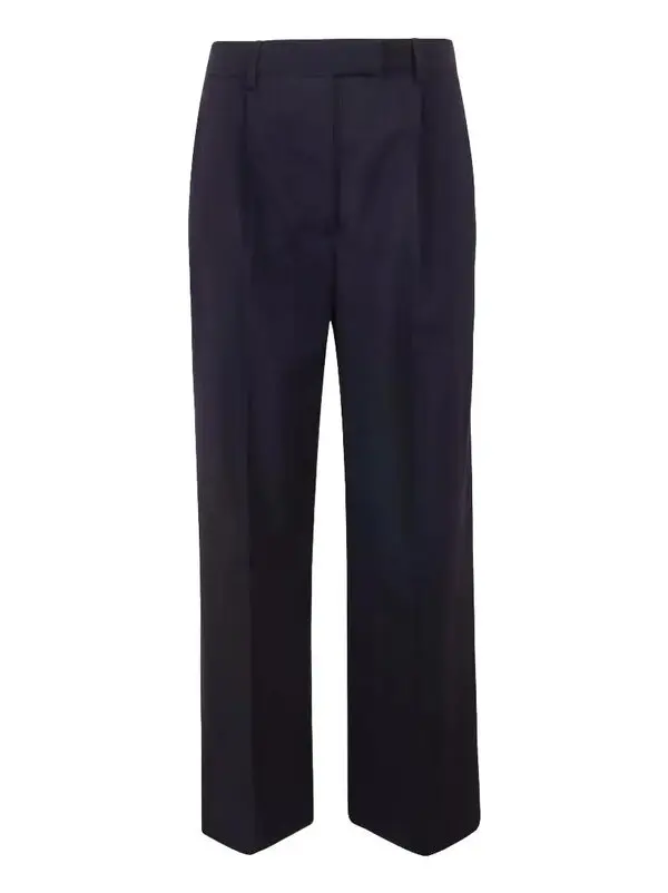 Christian Wijnants Pleat Detail Trousers - Blue