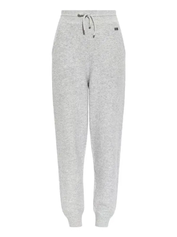 Victoria Beckham Knitted Track Pants - Grey