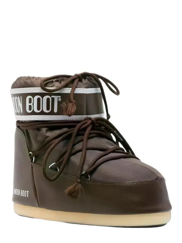 Moon Boot Icon Low Nylon Boots - Brown