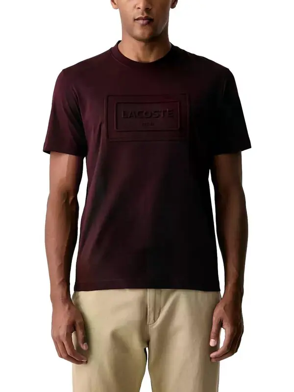 Lacoste Embossed Logo T-shirt - Red