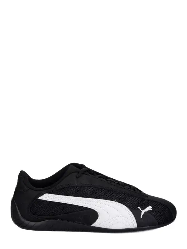 PUMA Logo-patch Mesh Sneakers - Black