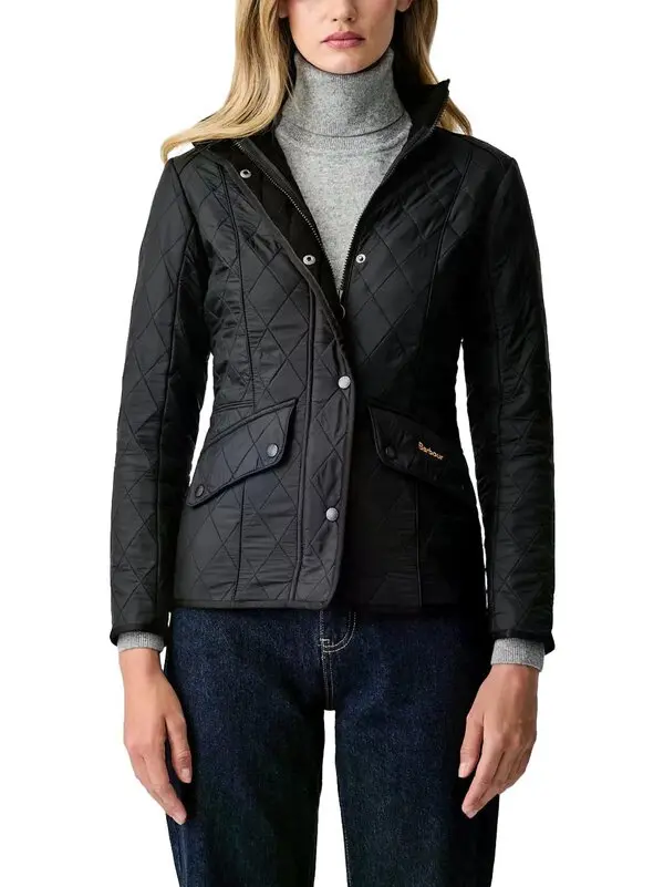 Barbour Cavalry Polarquilt Quilted-finish Zip-up Jacket - Black