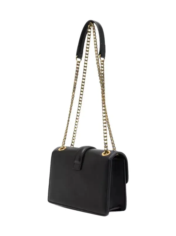 Just Cavalli Snake Plaque Mini Bag - Black