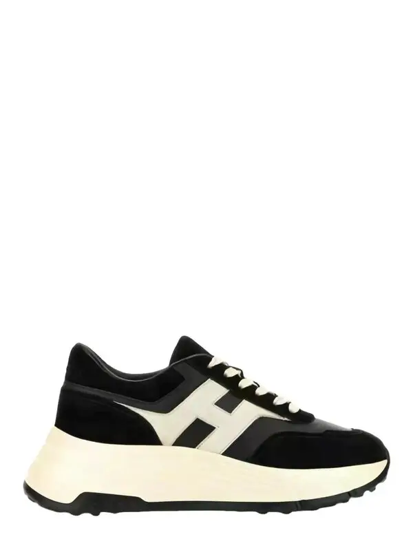 Hogan Paneled Sneakers - Black