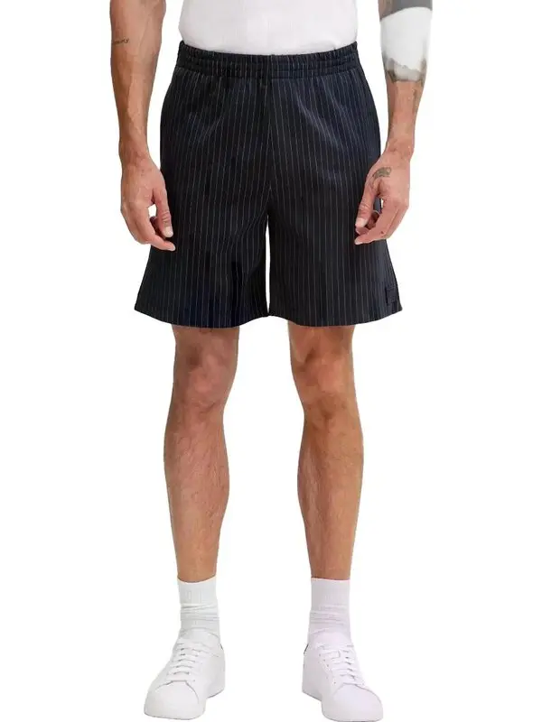 FILA Lucca Pinstripe Pattern Shorts - Blue