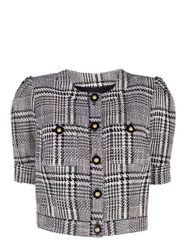 L'Agence Allerga Cropped Jacket - Black