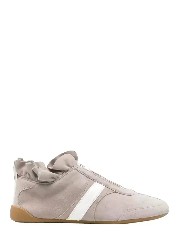 Chloé Ruffled Sneakers - Grey
