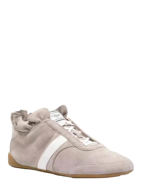 Chloé Ruffled Sneakers - Grey
