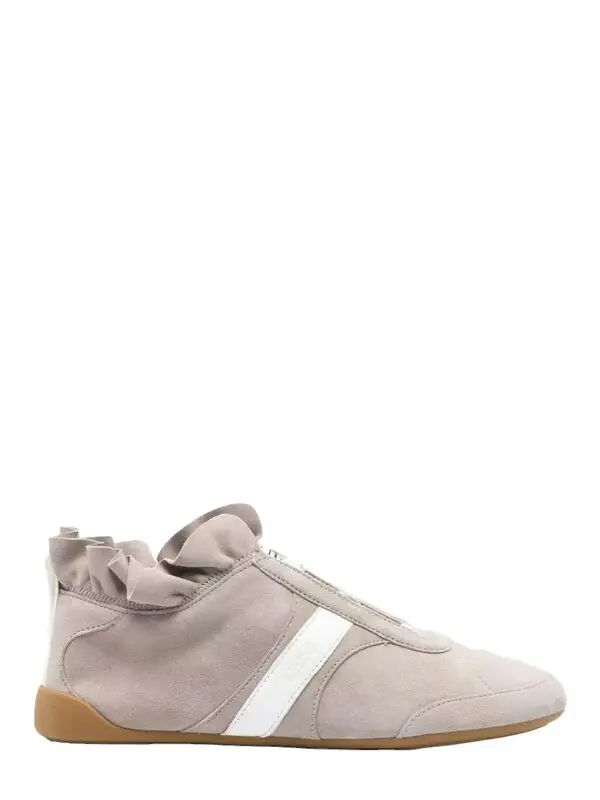 Chloé Ruffled Sneakers - Grey