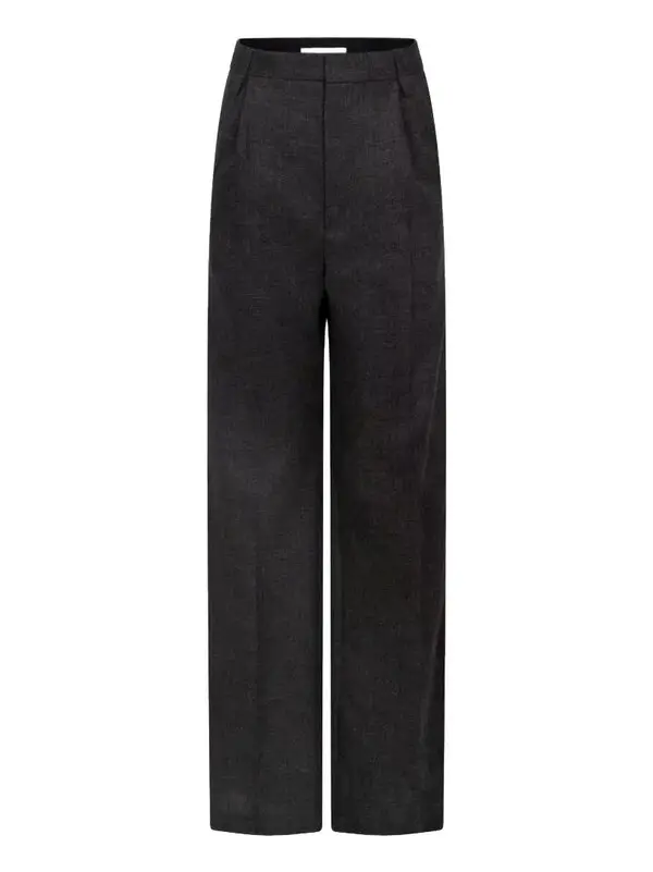 Victoria Beckham Ethel Wide-leg Trousers - Grey