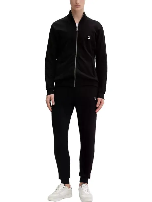 FILA Logo-patch Zip-up Tracksuit - Black