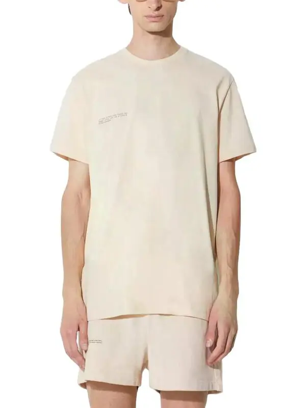 PANGAIA Logo Print T-shirt - Neutrals