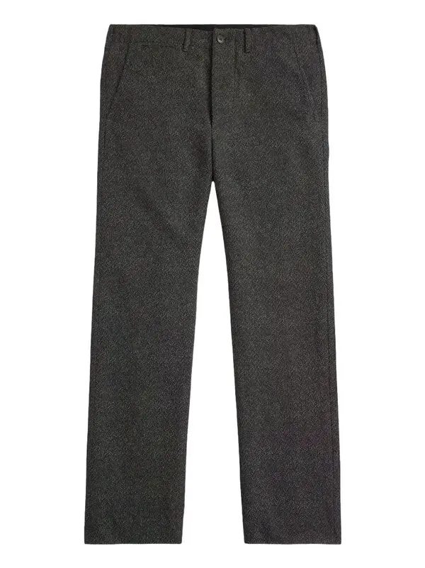 Ralph Lauren Herringbone Pattern Trousers - Grey
