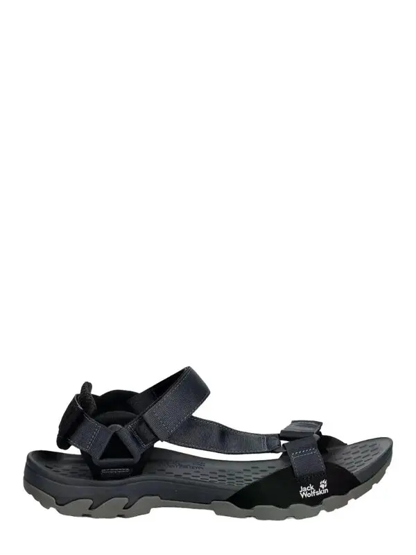 JACK WOLFSKIN Ridge Touch-strap Sandals - Black