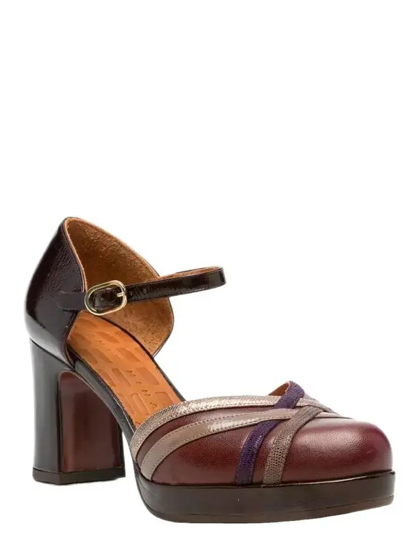 Chie Mihara Dedana Platform Heeled Pumps - Red