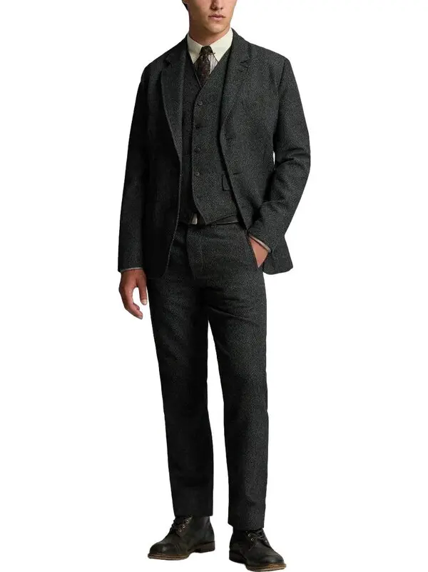 Ralph Lauren Herringbone Waistcoat - Grey