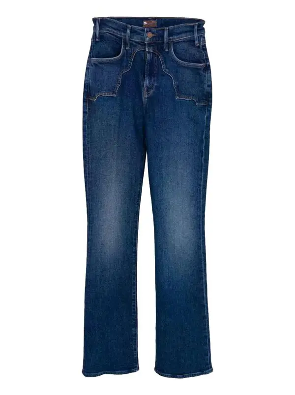 MOTHER Buckle Bunny Hustler Skimp Jeans - Blue