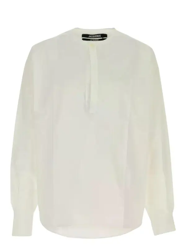 Jacquemus The Losange Long-sleeve Sailor Shirt - White