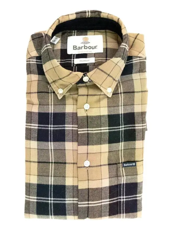 Barbour Check Button-down Shirt - Yellow