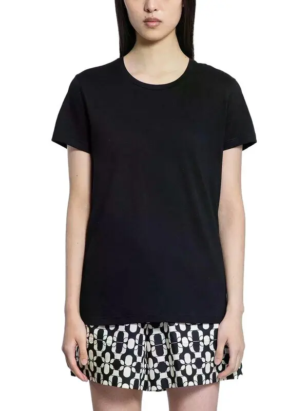 Moncler Logo Patch T-shirt - Black